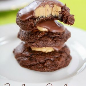 ULTIMATE BUCKEYE BROWNIE COOKIES - Baking Beauty