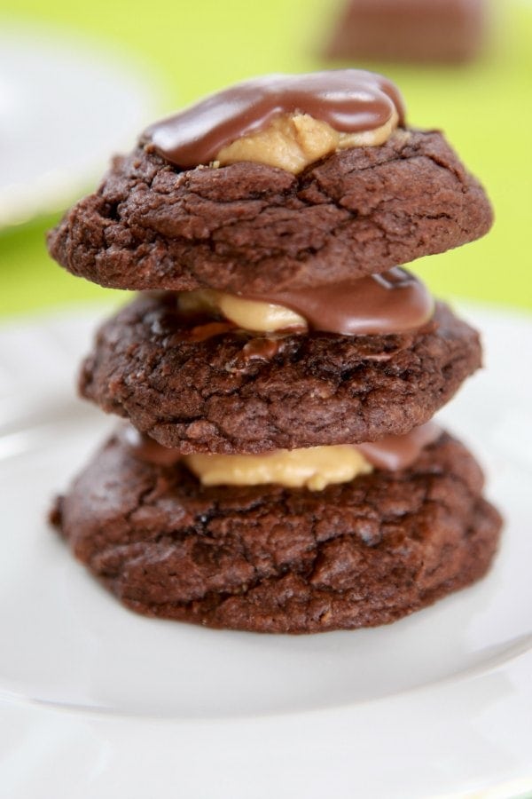 ULTIMATE BUCKEYE BROWNIE COOKIES - Baking Beauty