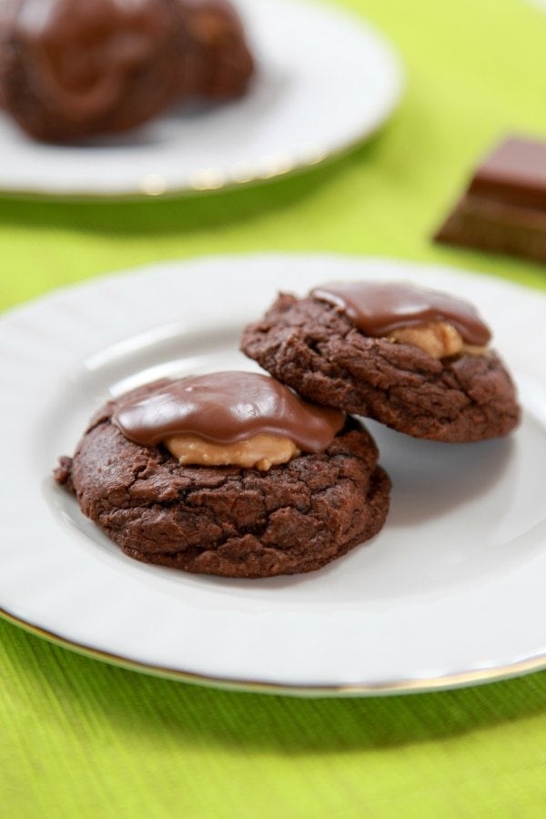 ULTIMATE BUCKEYE BROWNIE COOKIES - Baking Beauty