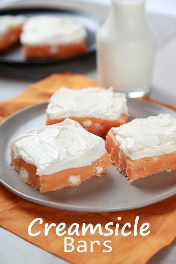 Orange Creamsicle Bars - Baking Beauty