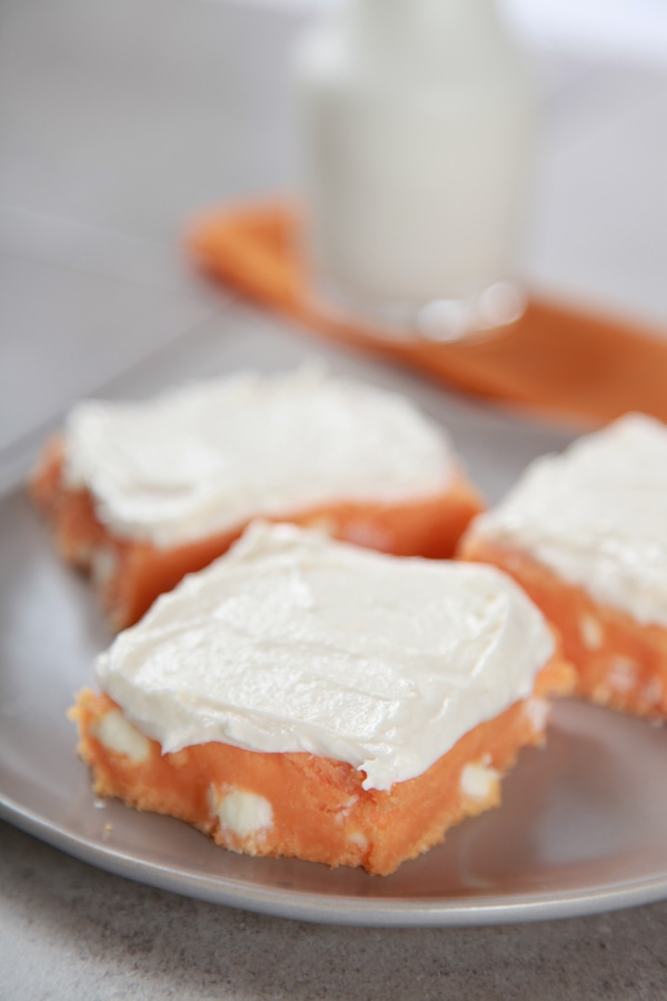 Orange Creamsicle Bars - Baking Beauty