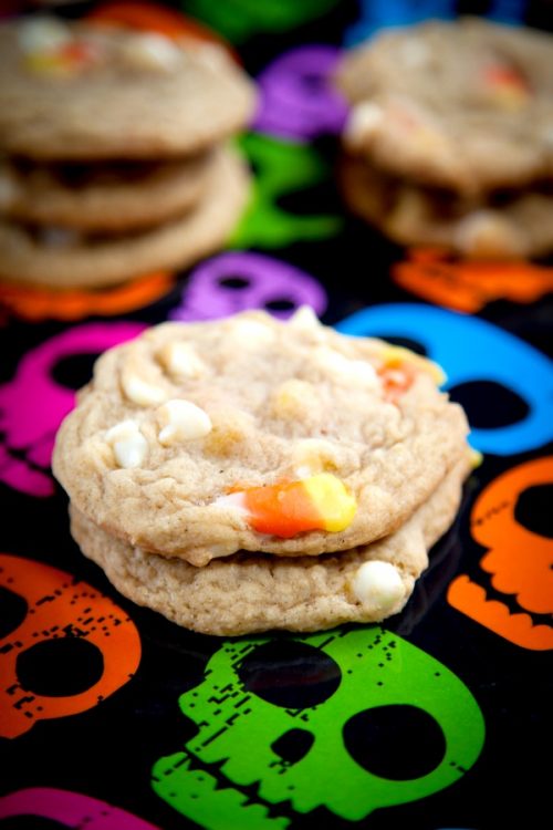 Chewy Candy Corn Cookies Recipe - Baking Beauty