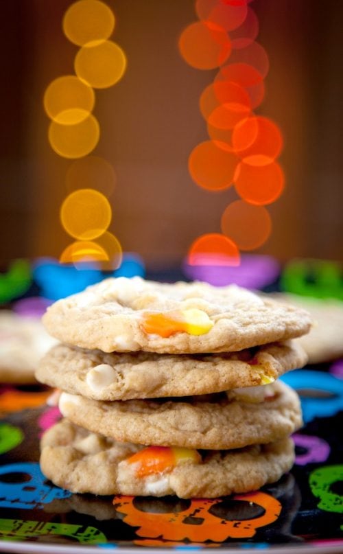 Chewy Candy Corn Cookies Recipe - Baking Beauty