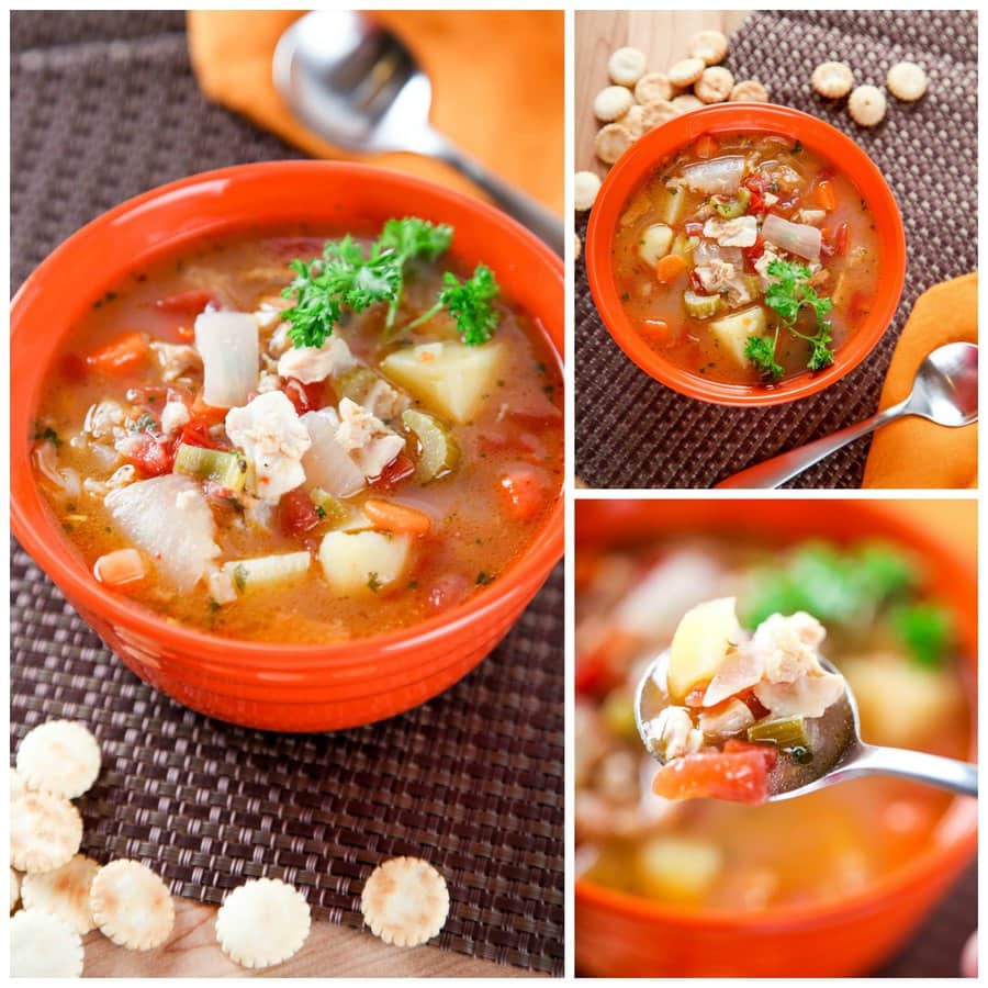 Manhattan Clam Chowder With Bacon - Baking Beauty