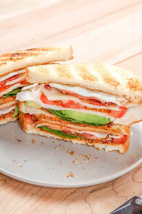 Mile High California Club Sandwich Recipe - Baking Beauty