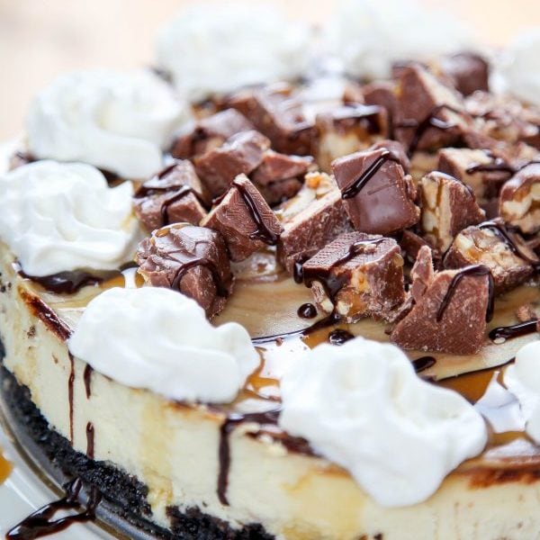 Ultimate Snickers Cheesecake - Baking Beauty