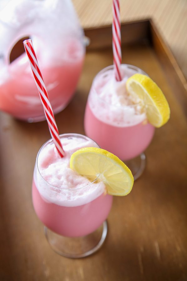 FROTHY RASPBERRY SHERBET PUNCH - Baking Beauty