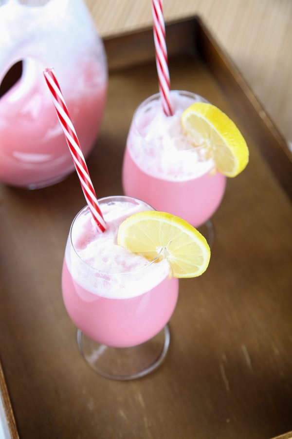 FROTHY RASPBERRY SHERBET PUNCH - Baking Beauty