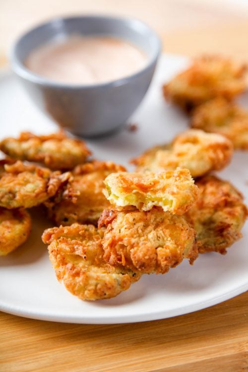 Extra Crispy Deep Fried Pickles Recipe - Baking Beauty