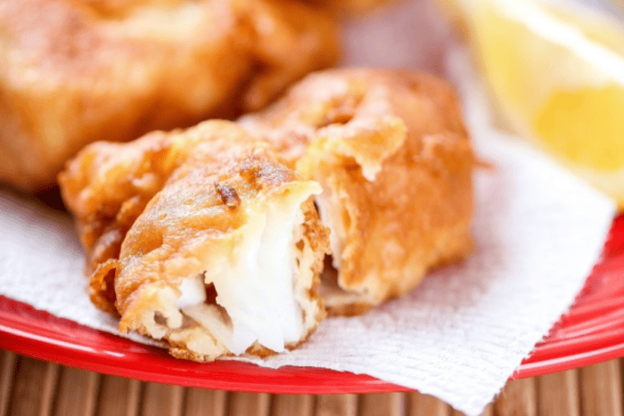 Ultra Crispy Beer Battered Cod - Baking Beauty