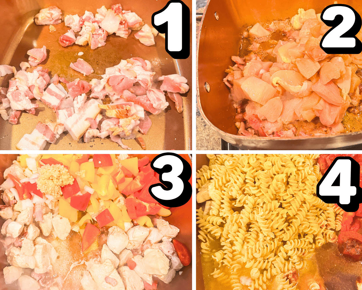 Easy One Pot BBQ Chicken Pasta - Baking Beauty