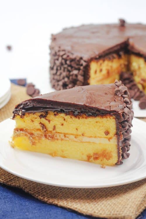 Ultimate Boston Cream Cake - Baking Beauty