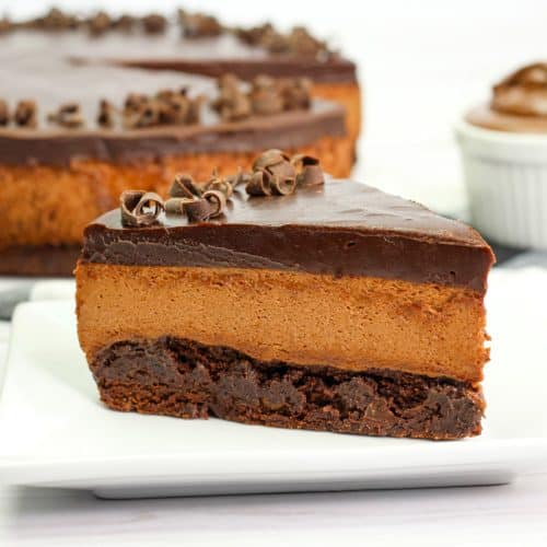 Triple Layer Nutella Mousse Cake - Baking Beauty